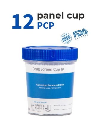 12 Panel Cups - Rapid Test Cup